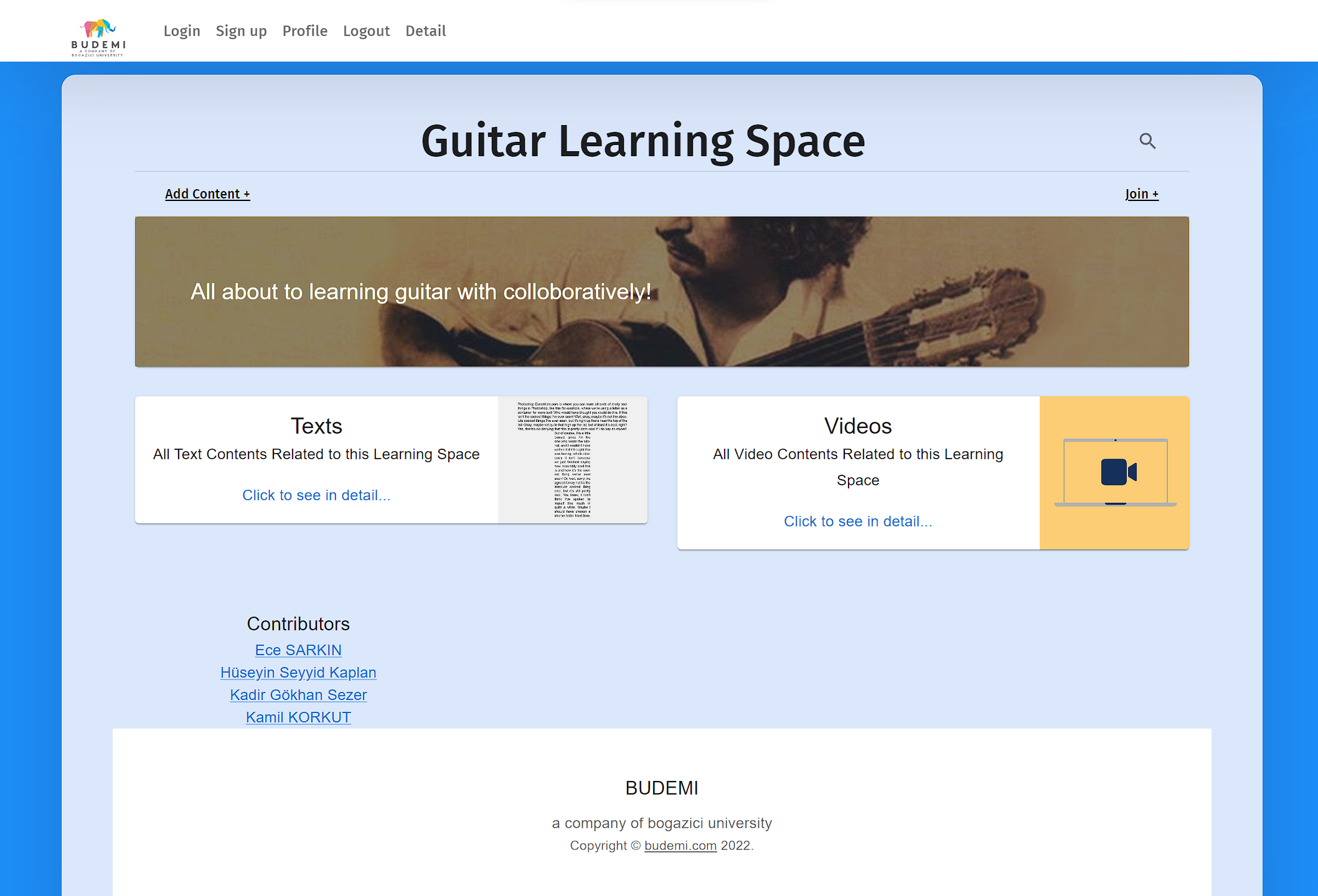 Learning Space Detail Page Design · Issue #530 · bounswe/bounswe2022group1 · GitHub