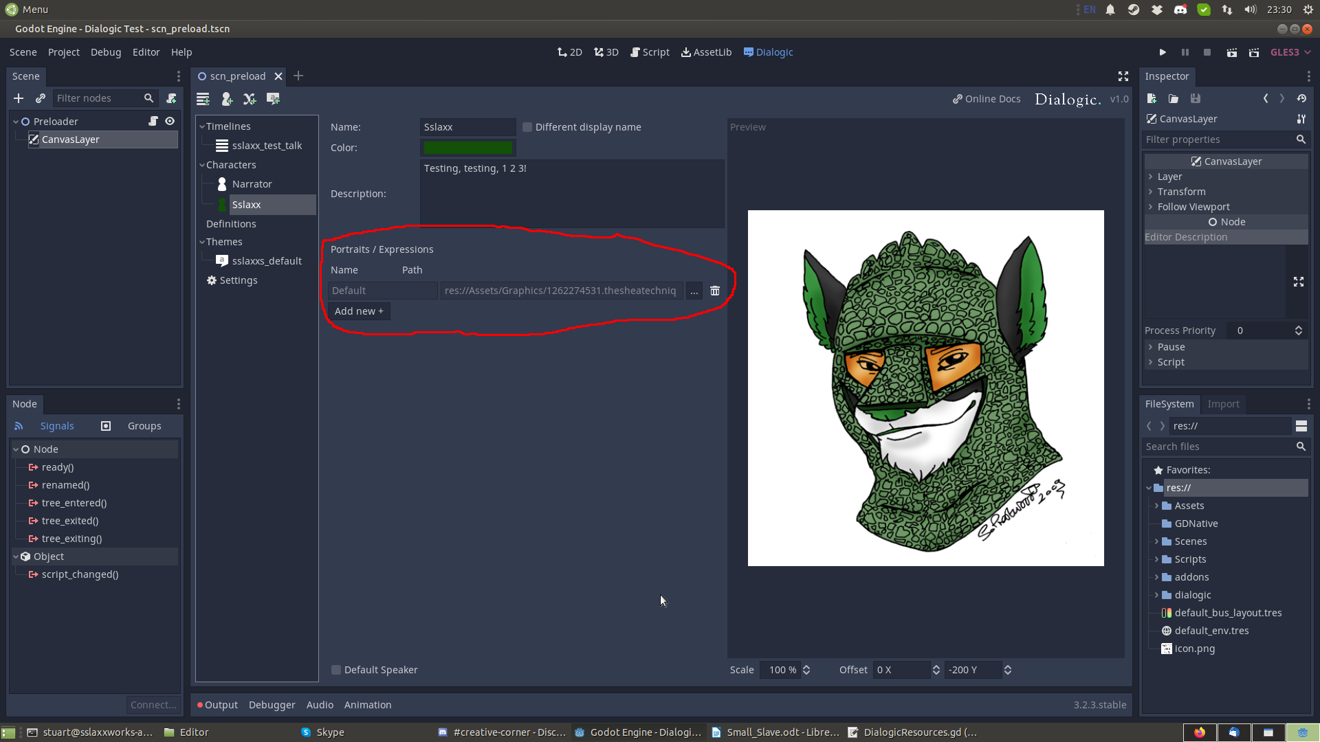 How To: Use Portraits · Issue #152 · dialogic-godot/dialogic · GitHub