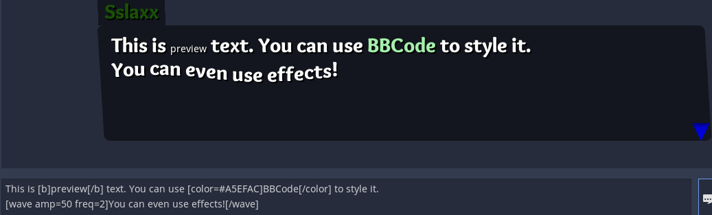Some fonts do not render text effects correctly. · Issue #265 · dialogic-godot/dialogic · GitHub