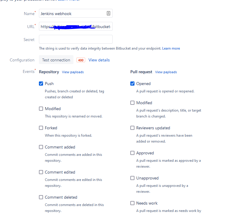 Jenkins Pipeline Job Not Triggered On Created Pull Request · Issue 241 · Jenkinsci Bitbucket