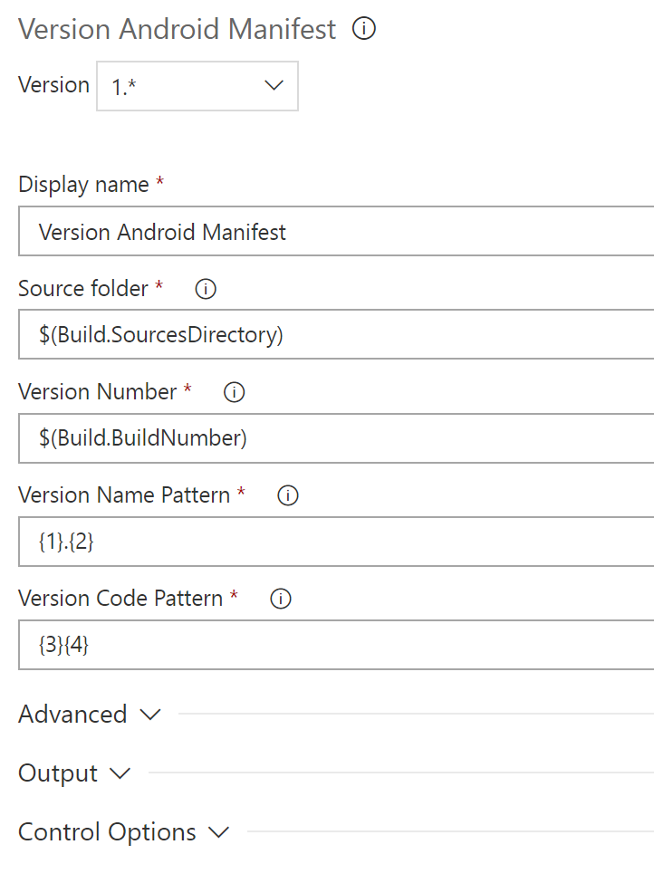 Android Version is not correctly overriden when having different version number format i.e:1.0.1 ...