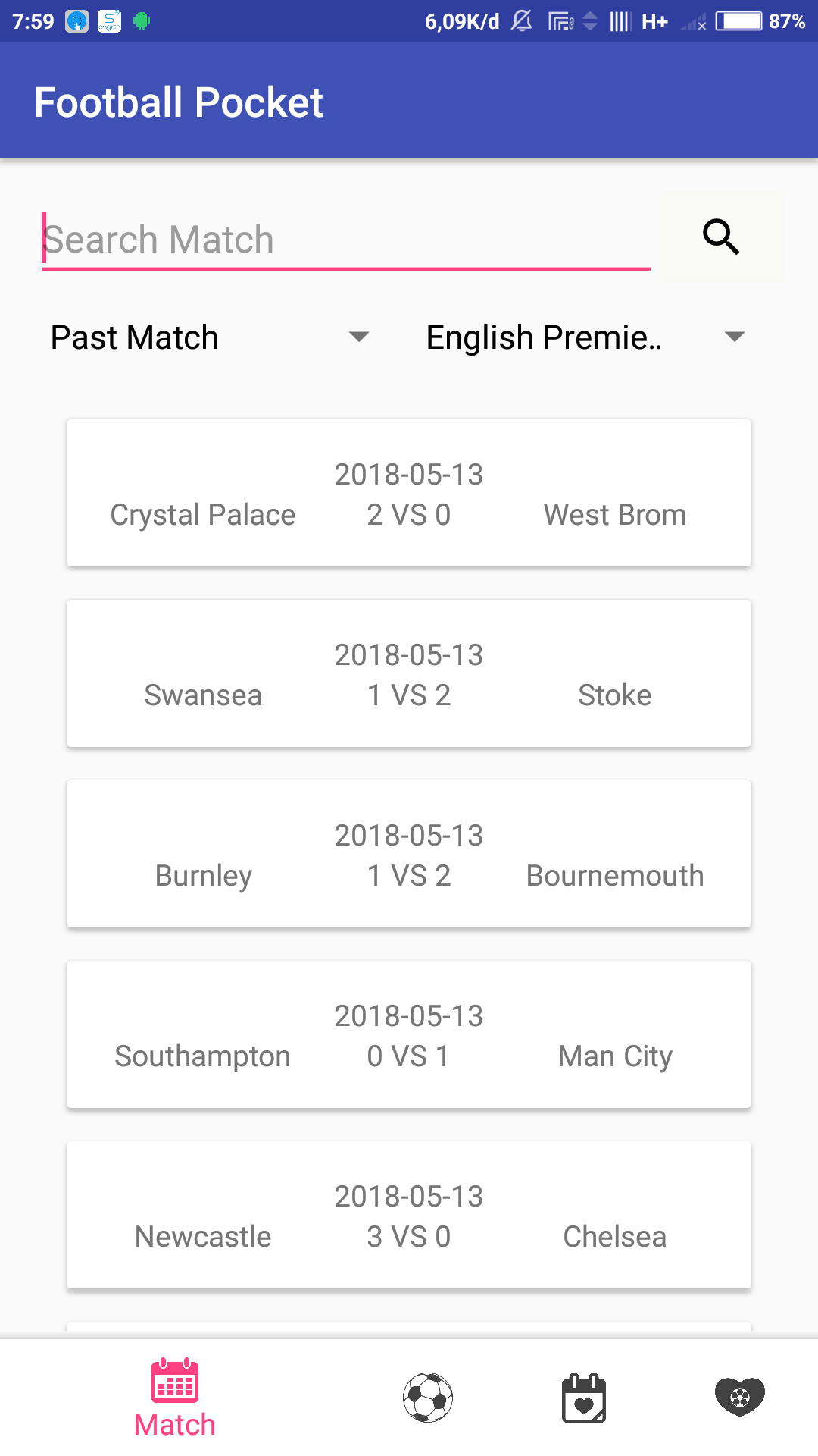 GitHub - khamdannahari/MyFootballMatch: Dicoding Academy - Football Match Schedule