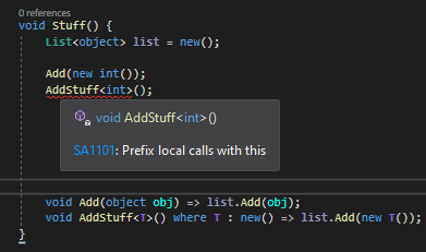 False positive SA1101 on generic local methods · Issue #3383 ...