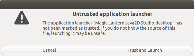 Untrusted Application Launcher · Issue #1 · magic-lantern-studio/mle ...