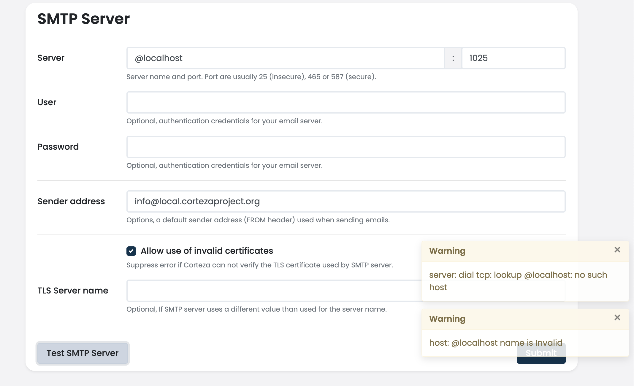 SMTP send an email button · Issue #497 · cortezaproject/corteza · GitHub