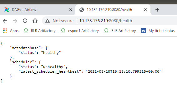Scheduler is not working · Issue #17602 · apache/airflow · GitHub
