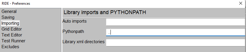 Pythonpath is not applied when loading libraries · Issue #2654 · robotframework/RIDE · GitHub
