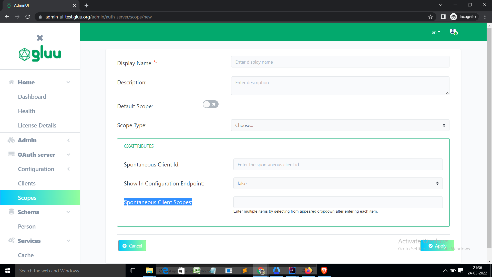 We should be able to add multiple items to Spontaneous Client Scopes: · Issue #174 ...