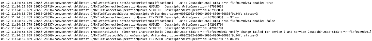 [Android] Can't monitor a characteristic · Issue #666 · dotintent/react-native-ble-plx · GitHub