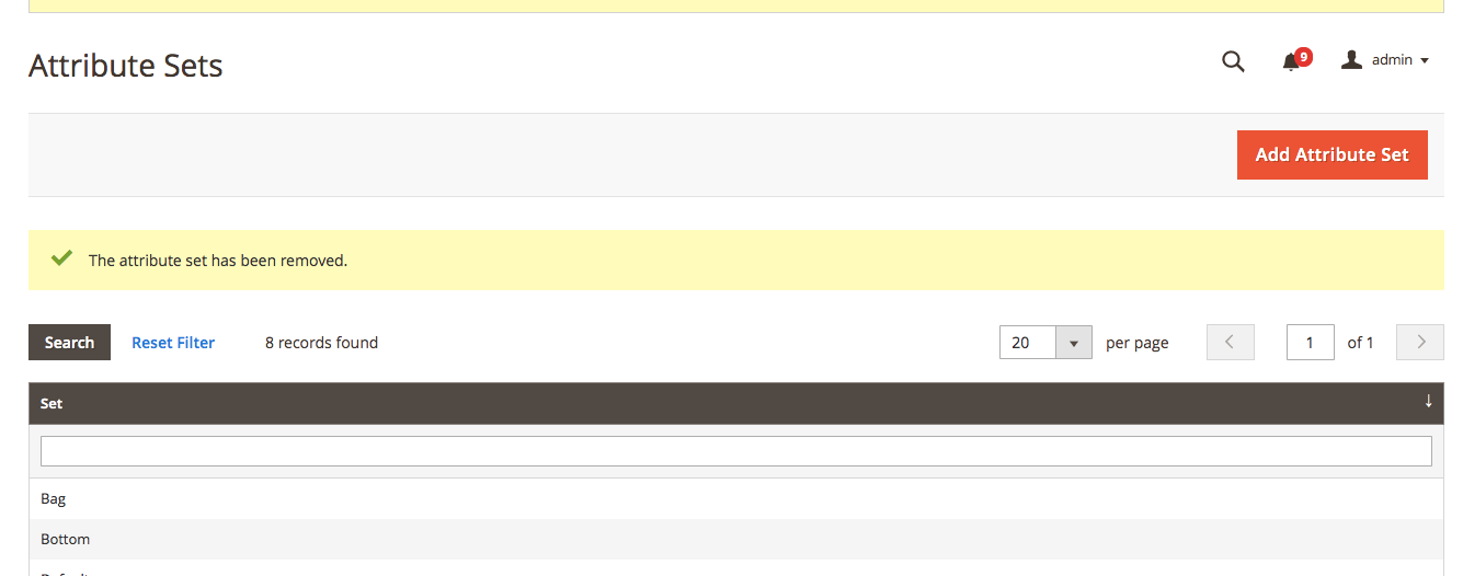 Can Not Delete Attribute Set From Backend · Issue 22224 · Magento