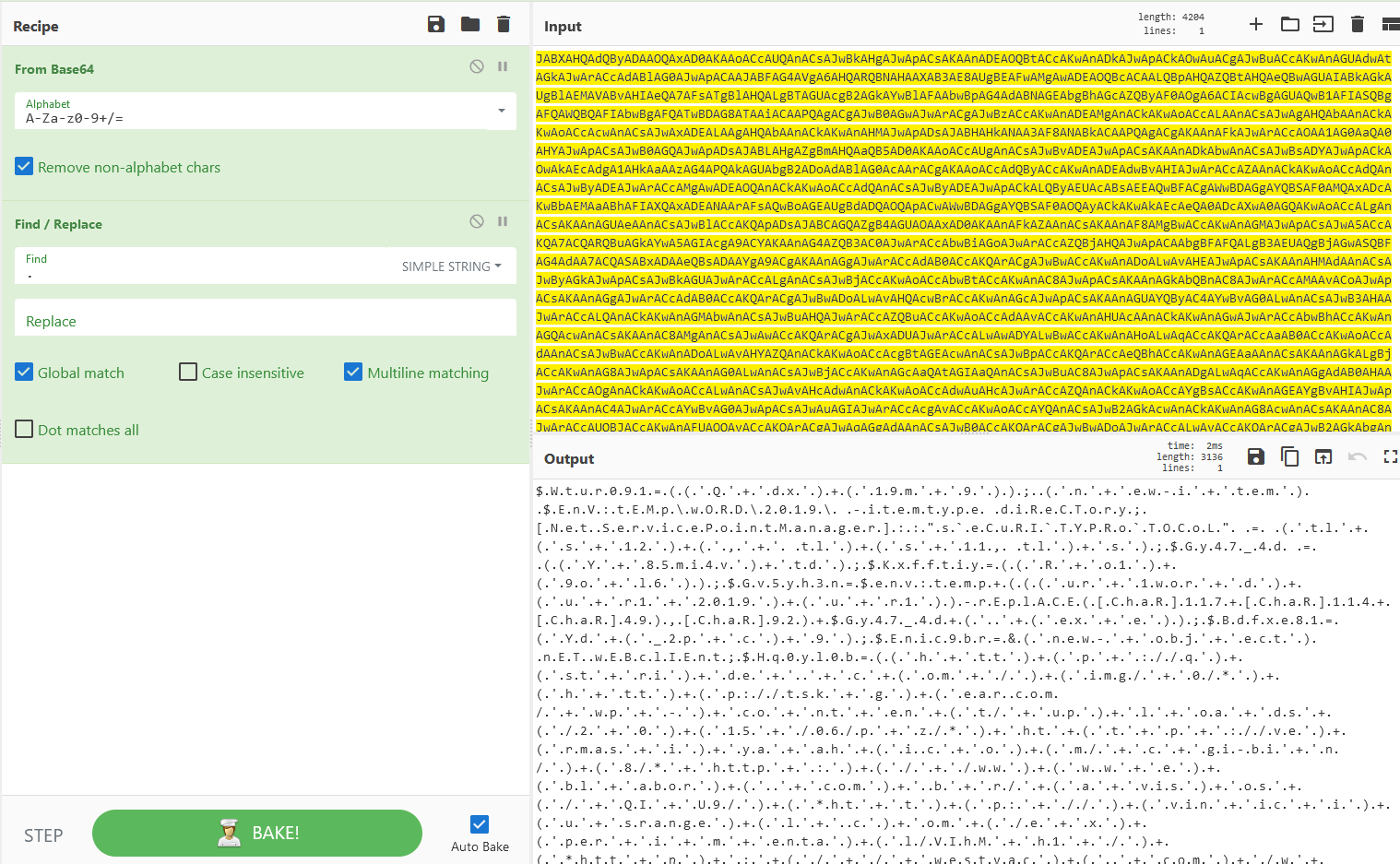 Bug report: · Issue #1301 · gchq/CyberChef · GitHub