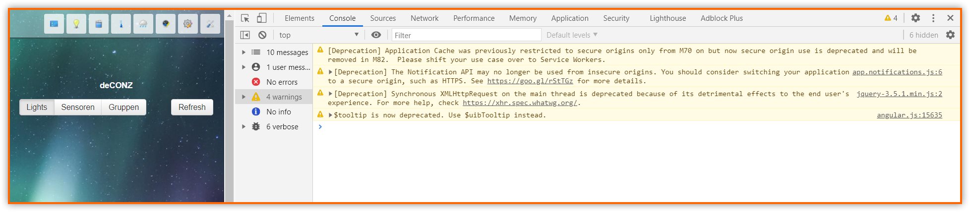 the custom page no longer works · Issue #4374 · domoticz/domoticz · GitHub