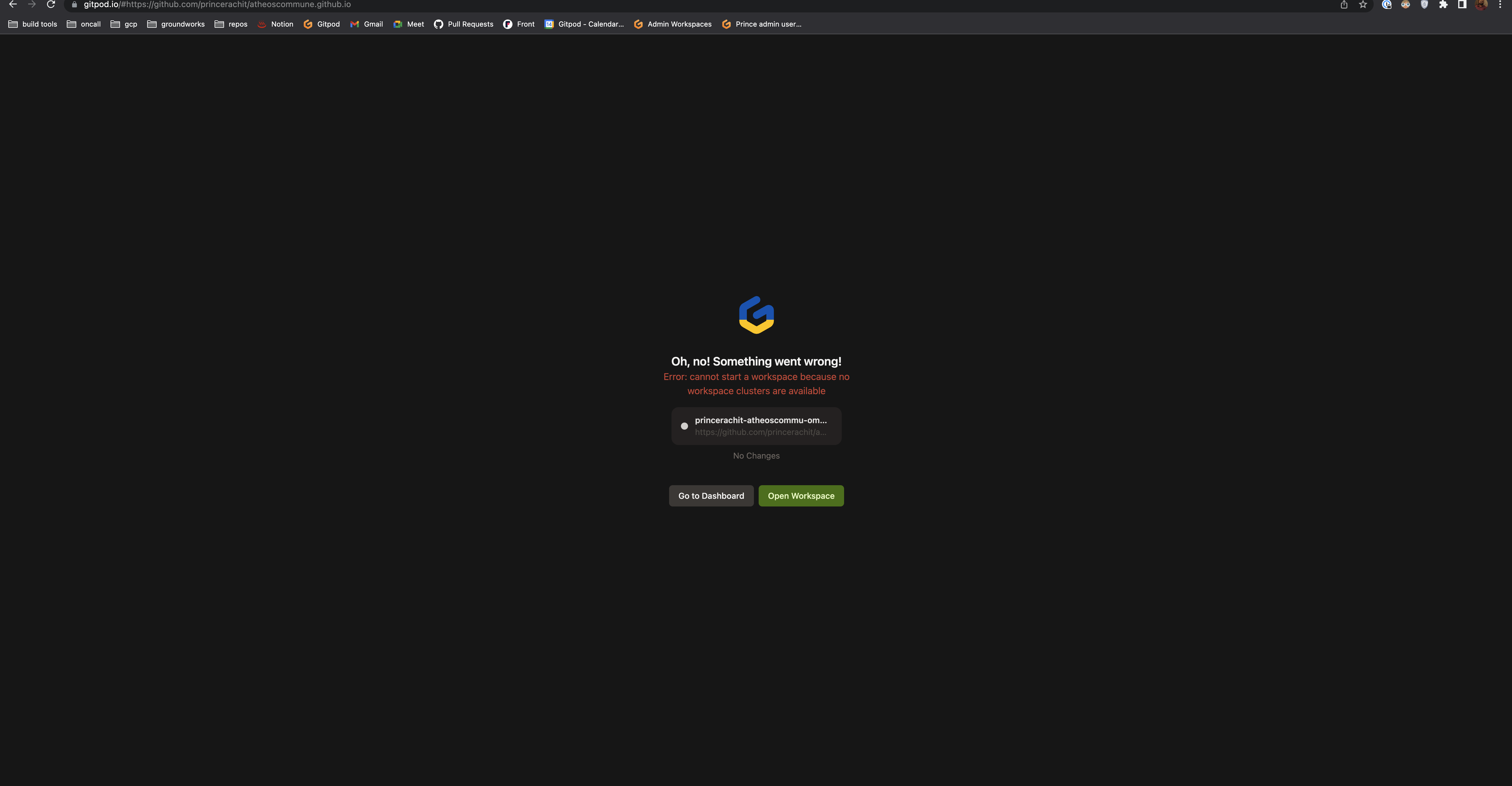Gitpod Dashboard Settings Allows Passing Numbers As Keys For Environment Variable · Issue 8950
