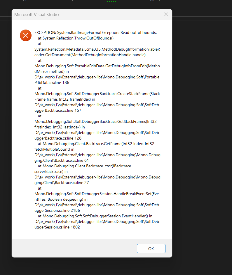 [Bug] Debugging Android application throws BadImageFormatException in VS 17.6 · Issue #15768 ...