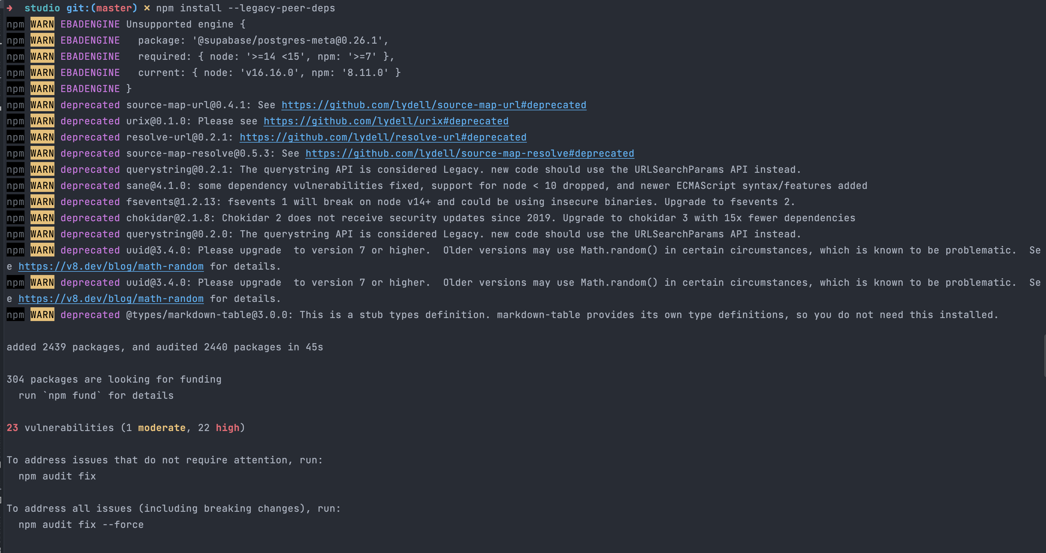 Supabase Studio Local Installation and Build · Issue #8023 · supabase ...