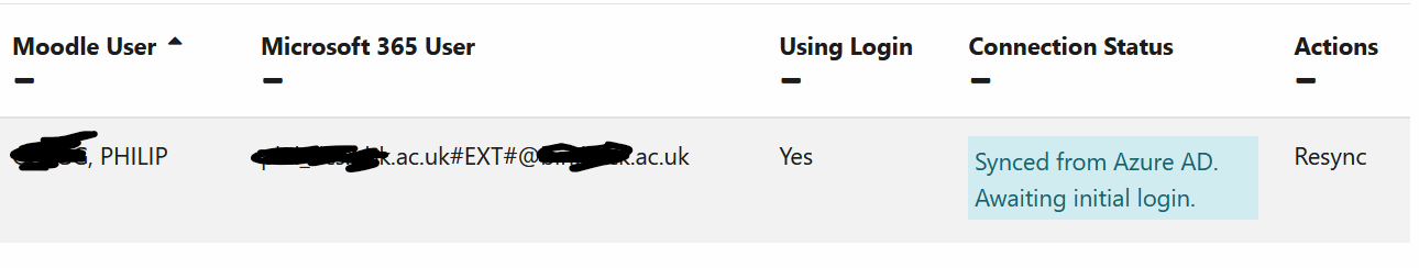 Unsync user accounts · Issue #1825 · microsoft/o365-moodle · GitHub