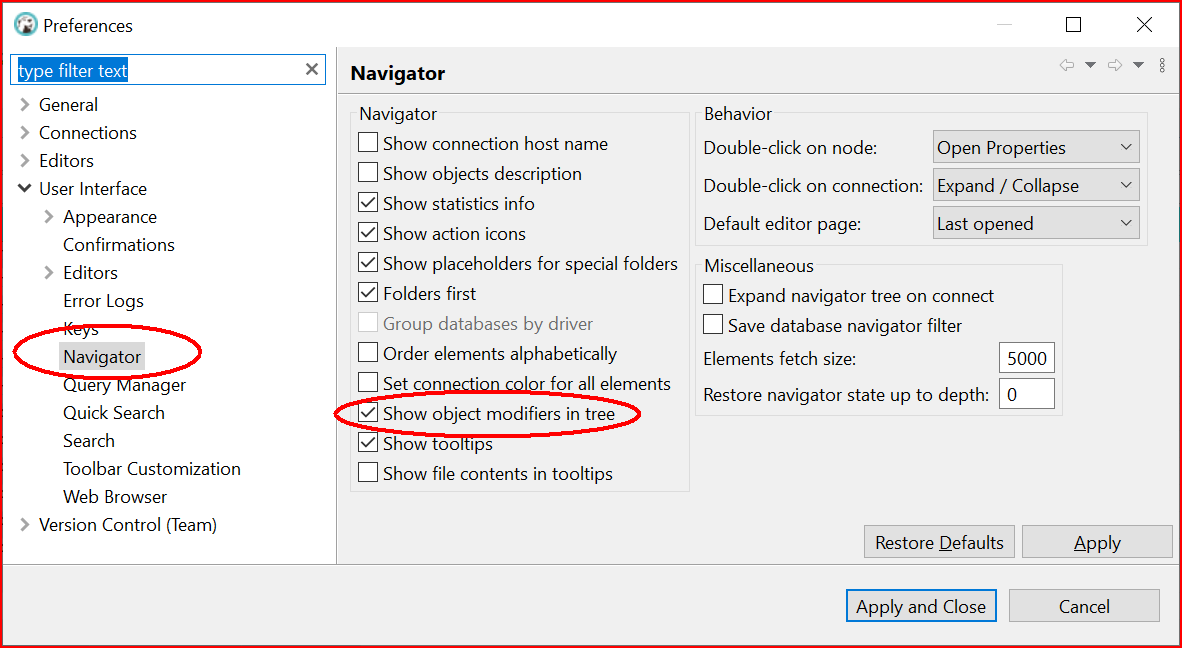 Would like to see nullability indicator in column list in navigator ...