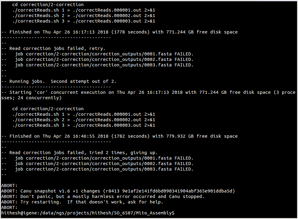 Error in Assembly · Issue #880 · marbl/canu · GitHub