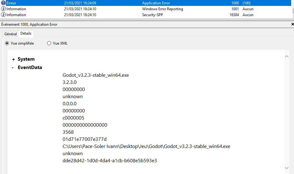 Godot_v3.2.3-stable_win64 and Godot games not working · Issue #47224 ...