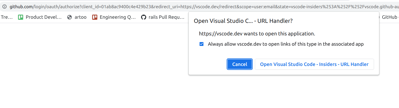 Settings Sync sign in hangs - can't sign in (Ubuntu 20.04 & 22.04 ...
