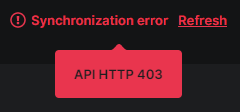 API HTTP 403 (Sorry, try again) | ERROR · Issue #1035 · LedgerHQ/ledger-live-desktop · GitHub