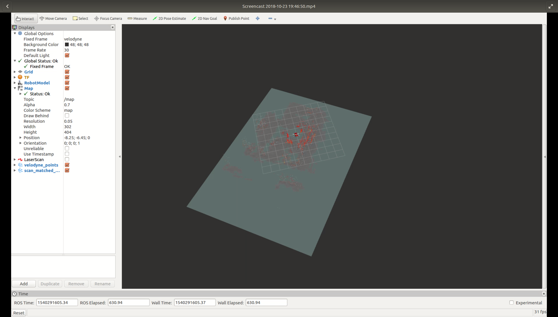 Lookup would require extrapolation into the past. when trying 3D Cartographer with an IMU ...