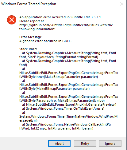 [Bug] Error when exporting Hindi EDL · Issue #3159 · SubtitleEdit/subtitleedit · GitHub