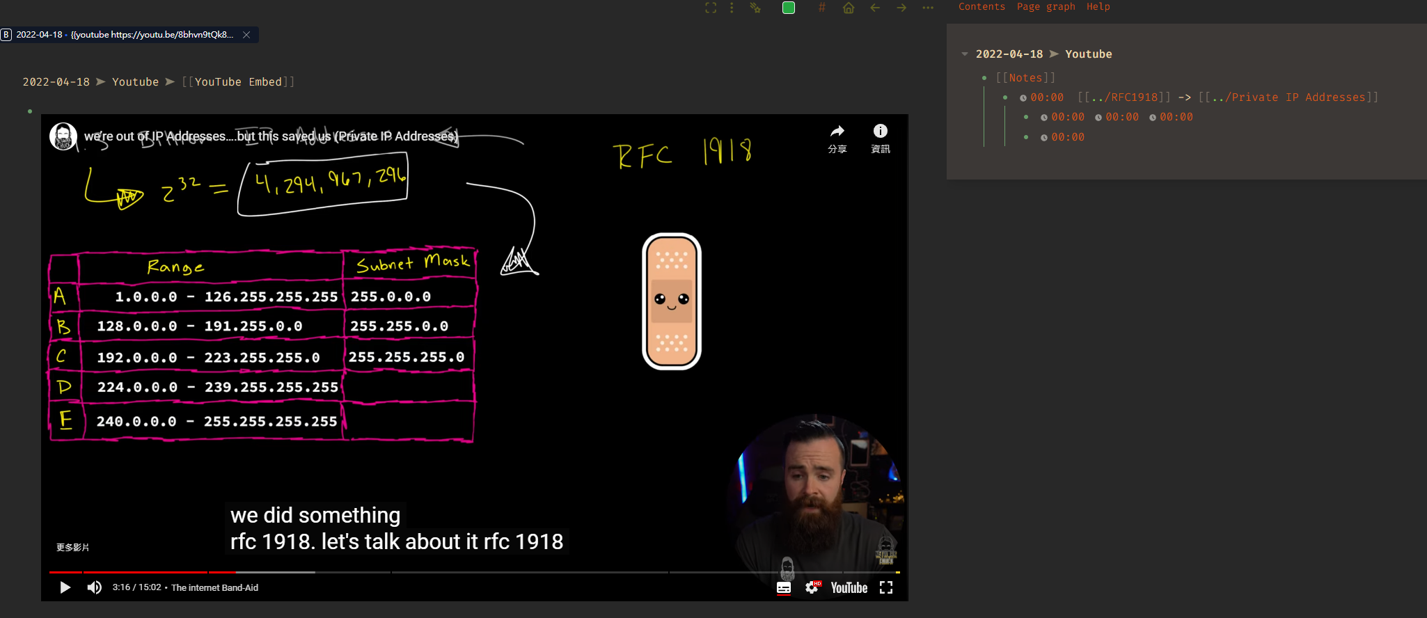 YouTube time-code function is broken in 0.6.6. · Issue #4975 · logseq ...