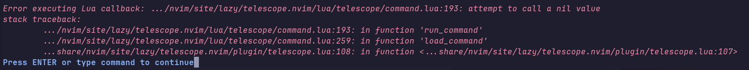 `telescope` Cant Load Extension `fzf` · Issue 1009 · Ayamirnvimdots · Github 
