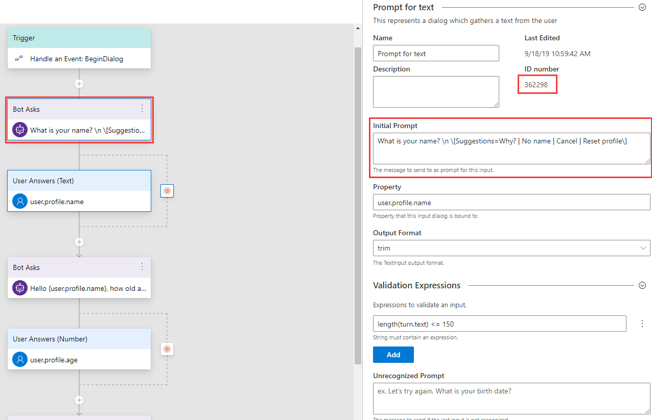 Interruption sample - bot keep asking your name even if you give your name · Issue #949 ...