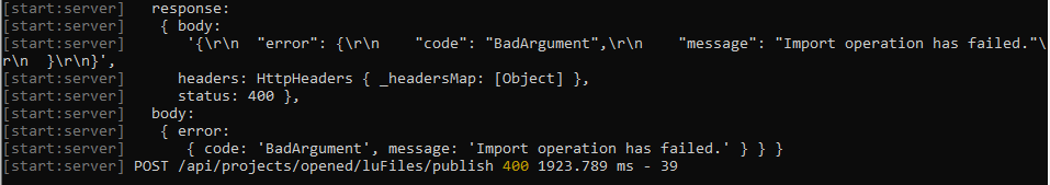 Error occurs when publish luis · Issue #1035 · microsoft/BotFramework-Composer · GitHub
