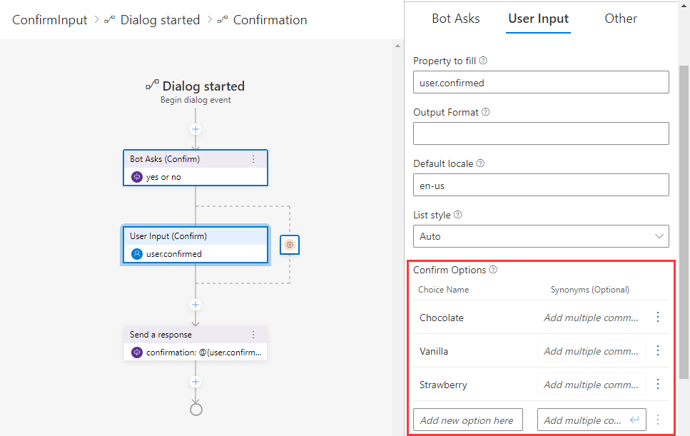 The Asking Questions Sample A Few Questions · Issue 1983 · Microsoft Botframework Composer