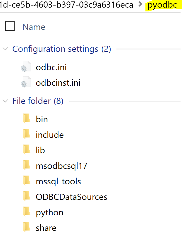 pyodbc and unixODBC for MSSQL as a lambda layer · GitHub