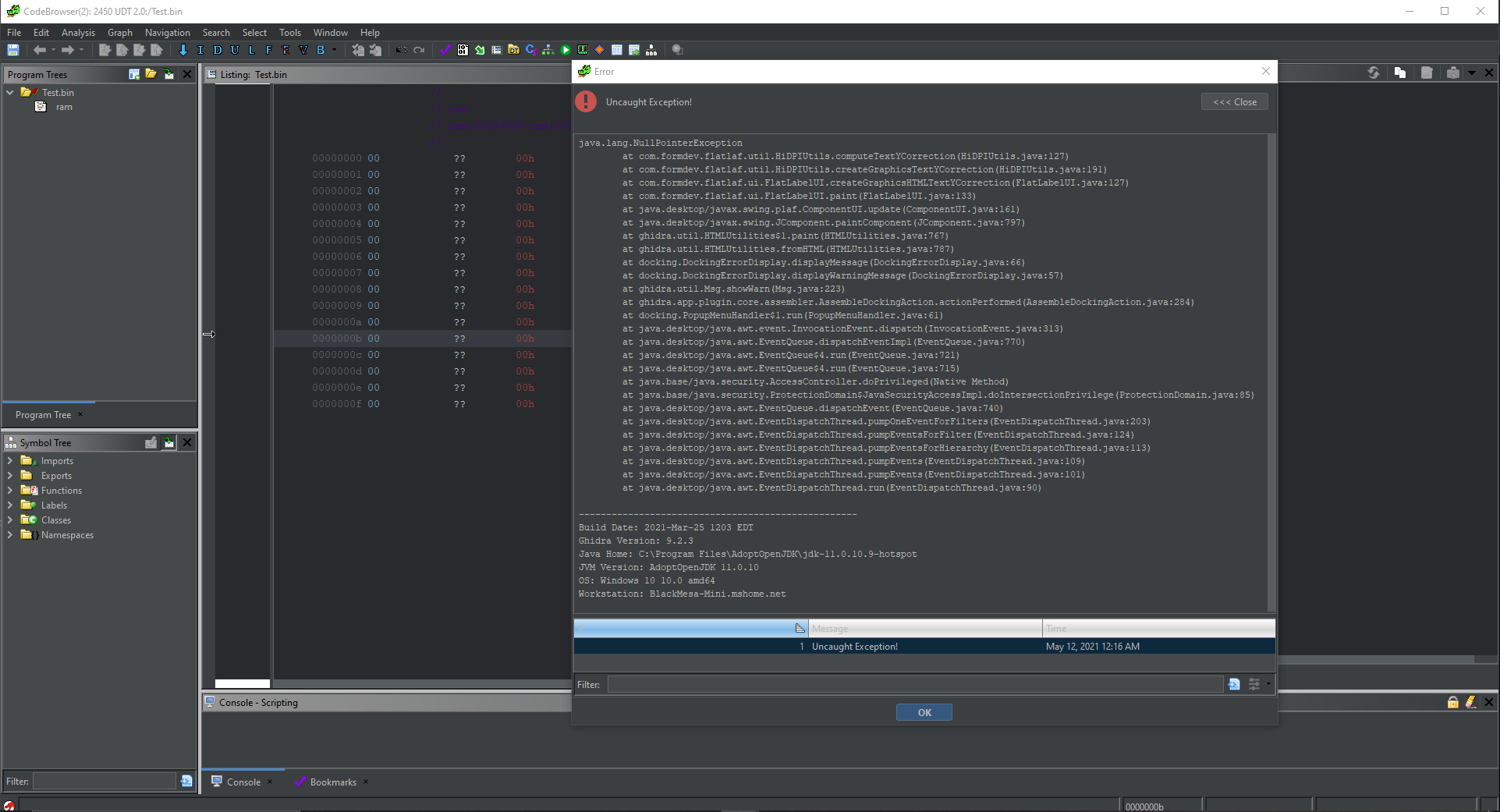 PowerPC VLE - Patch Instruction - Uncaught Exception · Issue #3027 ...