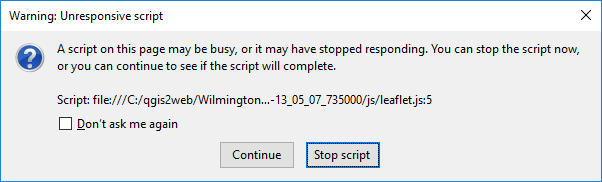 JavaScript Problem message appears with PIN labels · Issue #562 · qgis2web/qgis2web · GitHub