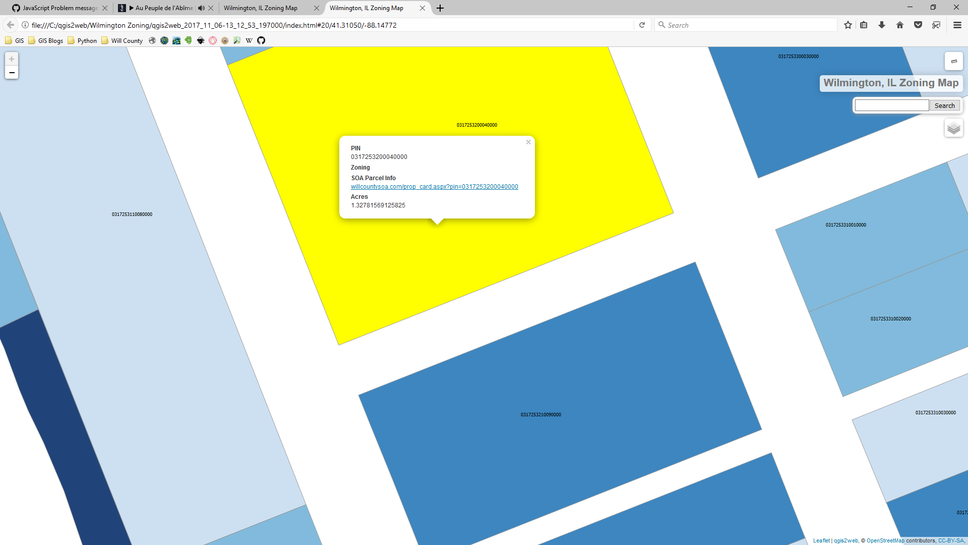 JavaScript Problem message appears with PIN labels · Issue #562 · qgis2web/qgis2web · GitHub