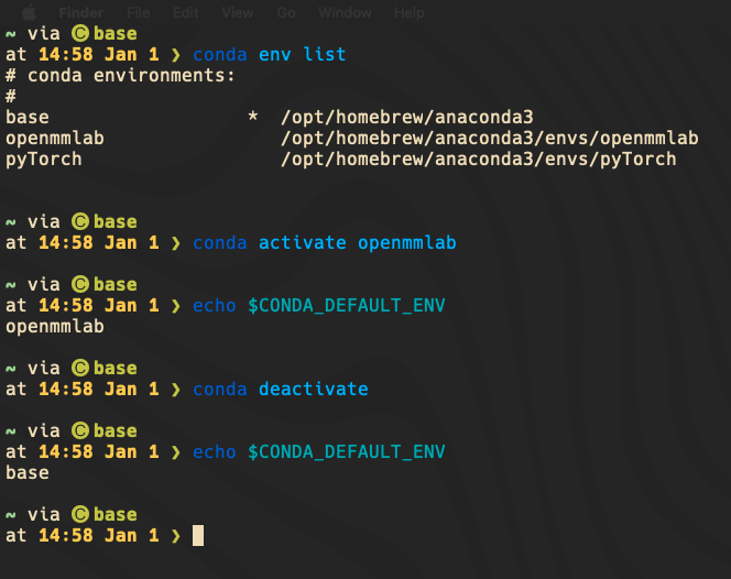 Not Showing The Correct Conda Environment Always Showing Base · Issue 3372 · Starshipstarship