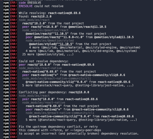 Conflicting React Dependencies In Nrwl Expo · Issue 13005 · Nrwl Nx · Github