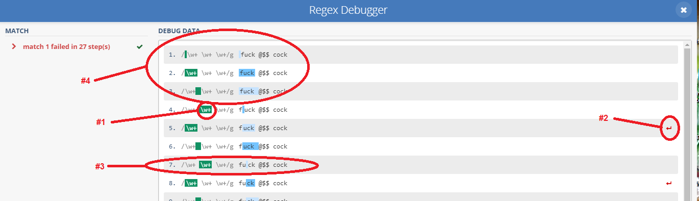 Debugger - comments and suggestions · Issue #943 · firasdib/Regex101 · GitHub