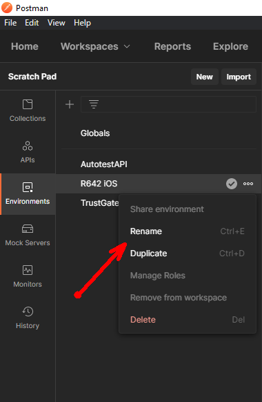 Add an "Export" button for the environment · Issue #9680 · postmanlabs/postman-app-support · GitHub