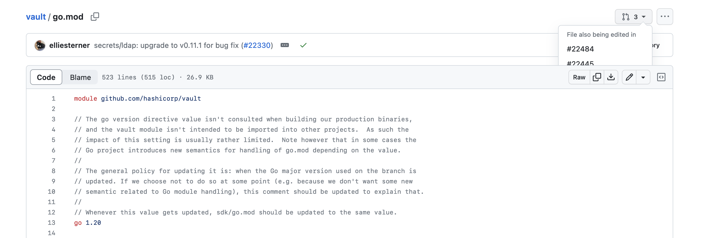 `list-prs-for-file`: drop down covered by code · Issue #6845 · refined-github/refined-github ...