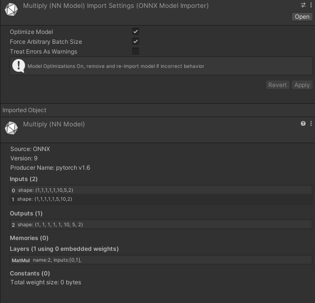 Matrix multiplication not supported · Issue #68 · Unity-Technologies/barracuda-release · GitHub