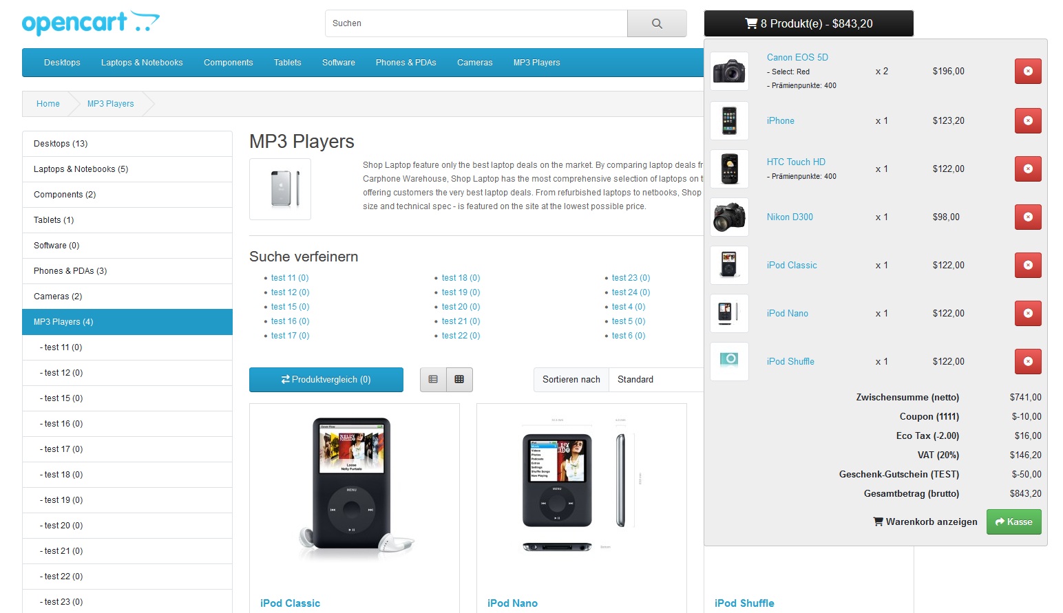 Update Common Cart Twig By Marvinklein1508 · Pull Request 12510 · Opencart Opencart · Github