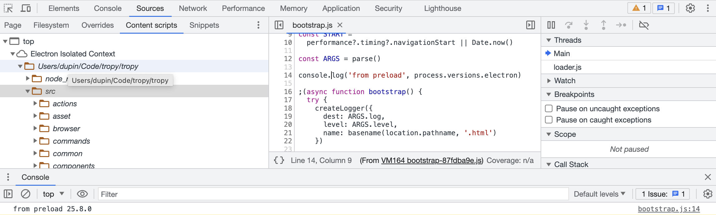 Bug Source Maps Of Preload Scripts Break In Electron 26 · Issue 39701 · Electronelectron 