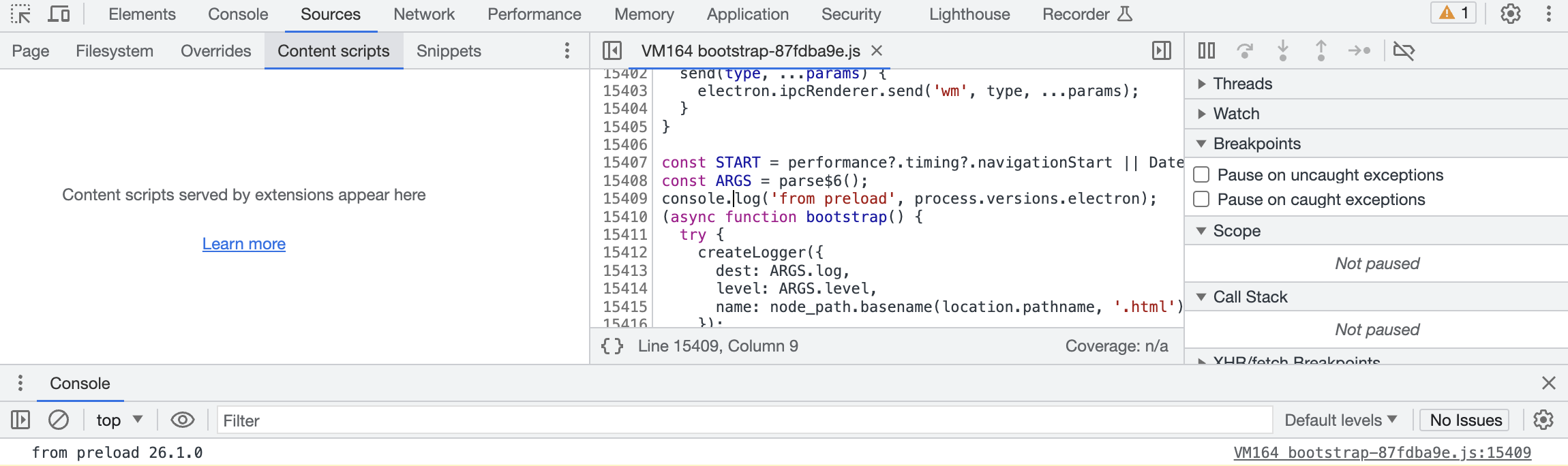 Bug Source Maps Of Preload Scripts Break In Electron 26 · Issue 39701 · Electronelectron