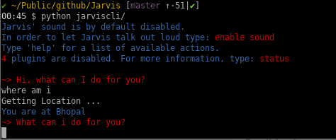 Where am I Command Issue · Issue #414 · sukeesh/Jarvis · GitHub