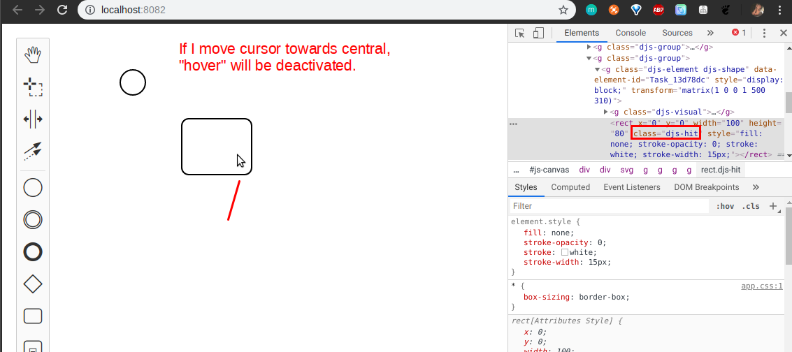SVG component lost focus when cursor moves to its center · Issue #102 ...