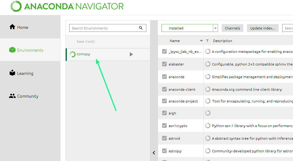 Can't import tomopy in Spyder4 · Issue #515 · tomopy/tomopy · GitHub