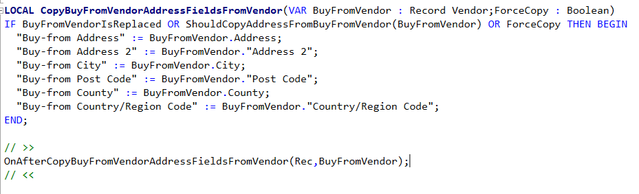 Publisher in Purchase Header for Buy-From Vendor field transfer · Issue ...