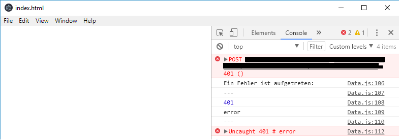 Missing login window / dialog [HTML Error 401] · Issue #13501 ...